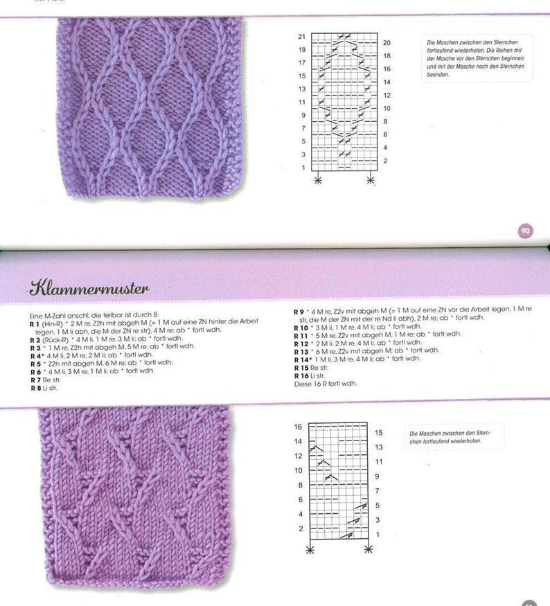 270 Knitting Patterns Book: German Instructions (PDF Pattern) - Etsy