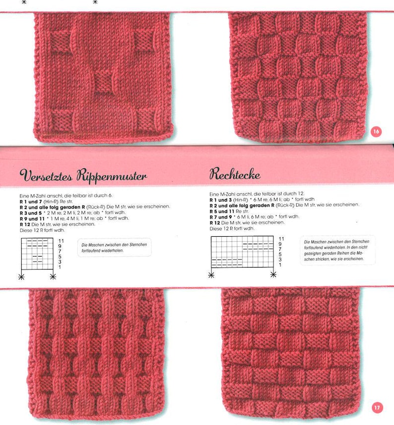 270 Knitting Patterns Book: German Instructions (PDF Pattern) - Etsy
