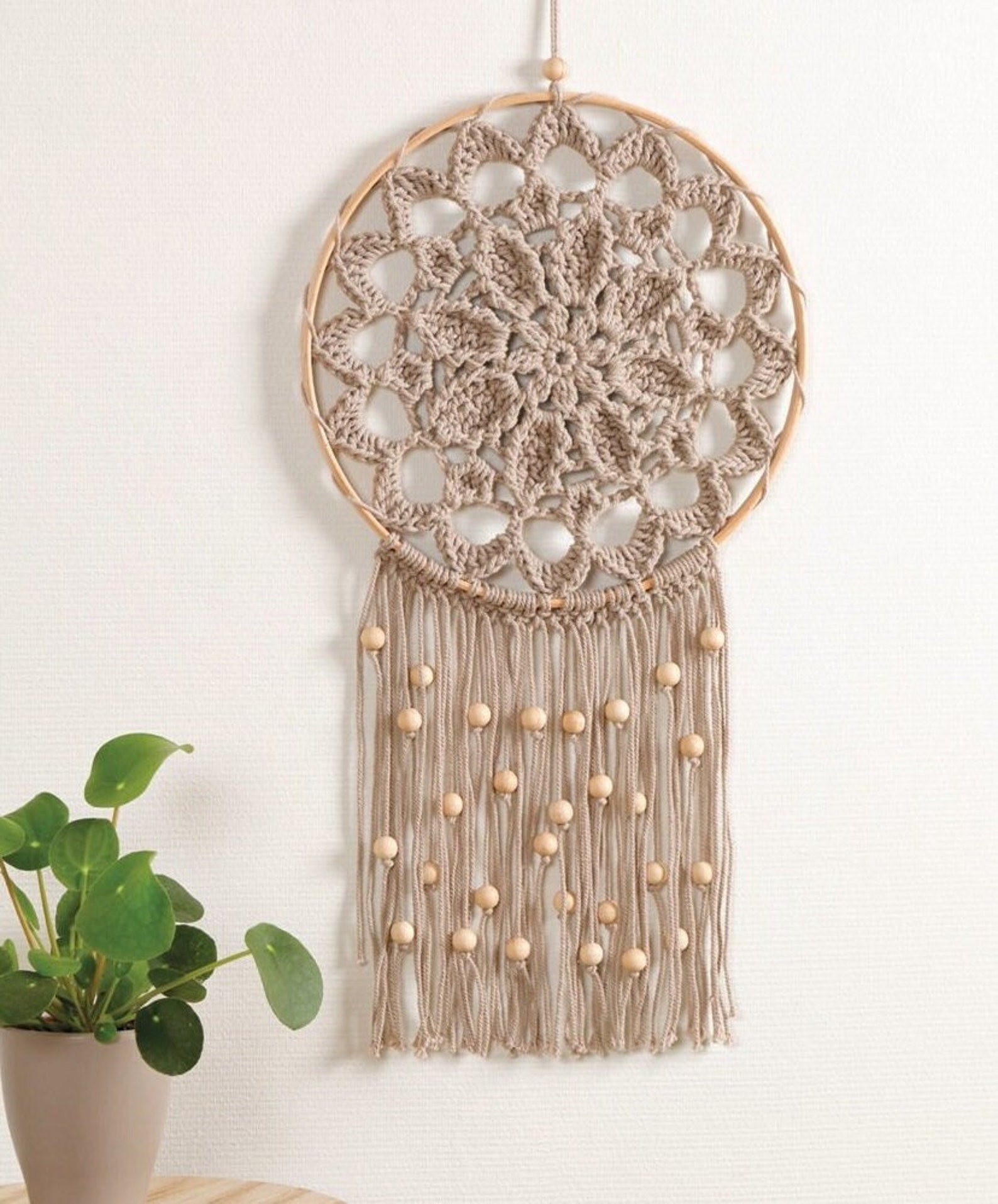 Dreamcatcher Crochet, Chandelier Madelon, Crochet Pattern Lampion ...