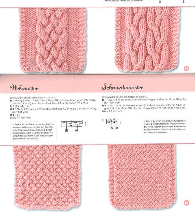270 Knitting Patterns Book: German Instructions (PDF Pattern) - Etsy