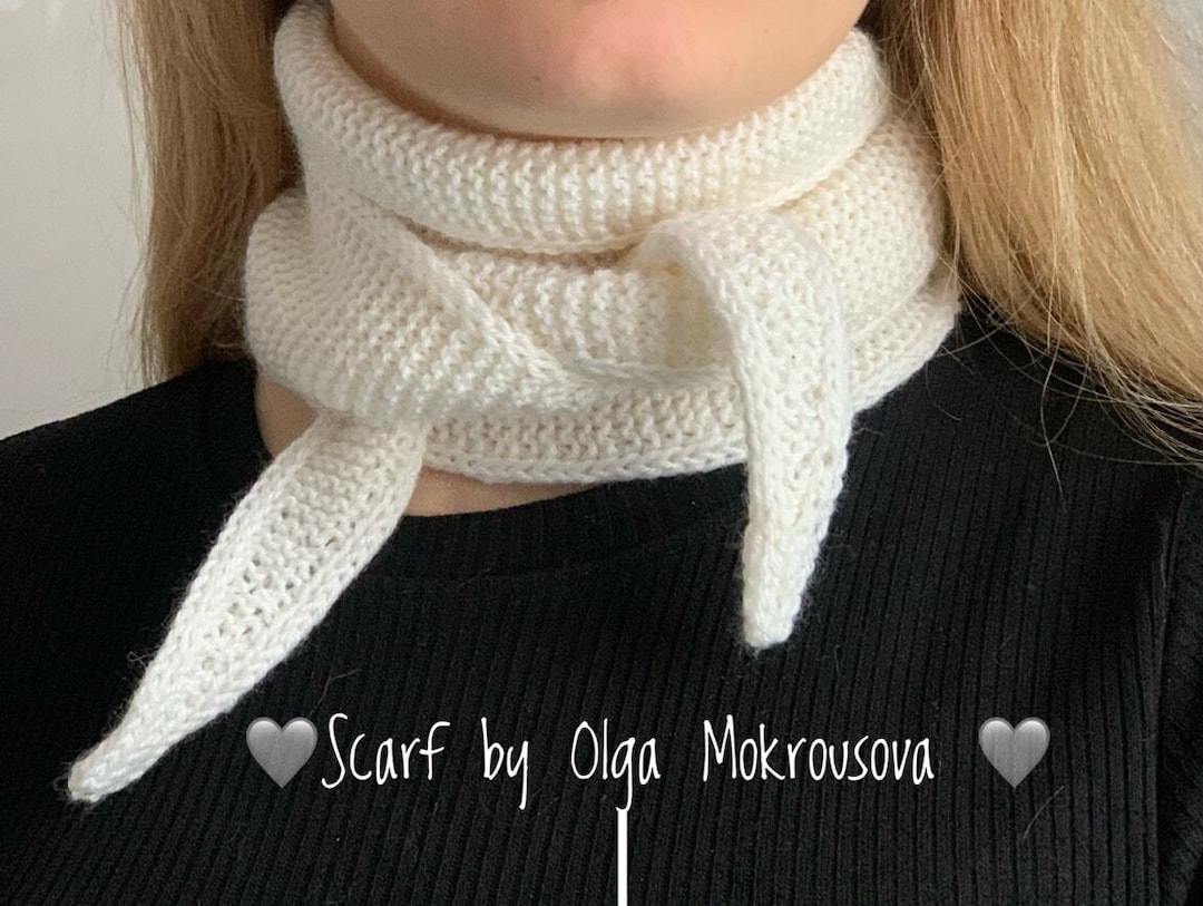 Elegant Neck Scarf Stylish and Versatile Accessory, Small Neck Scarf ...