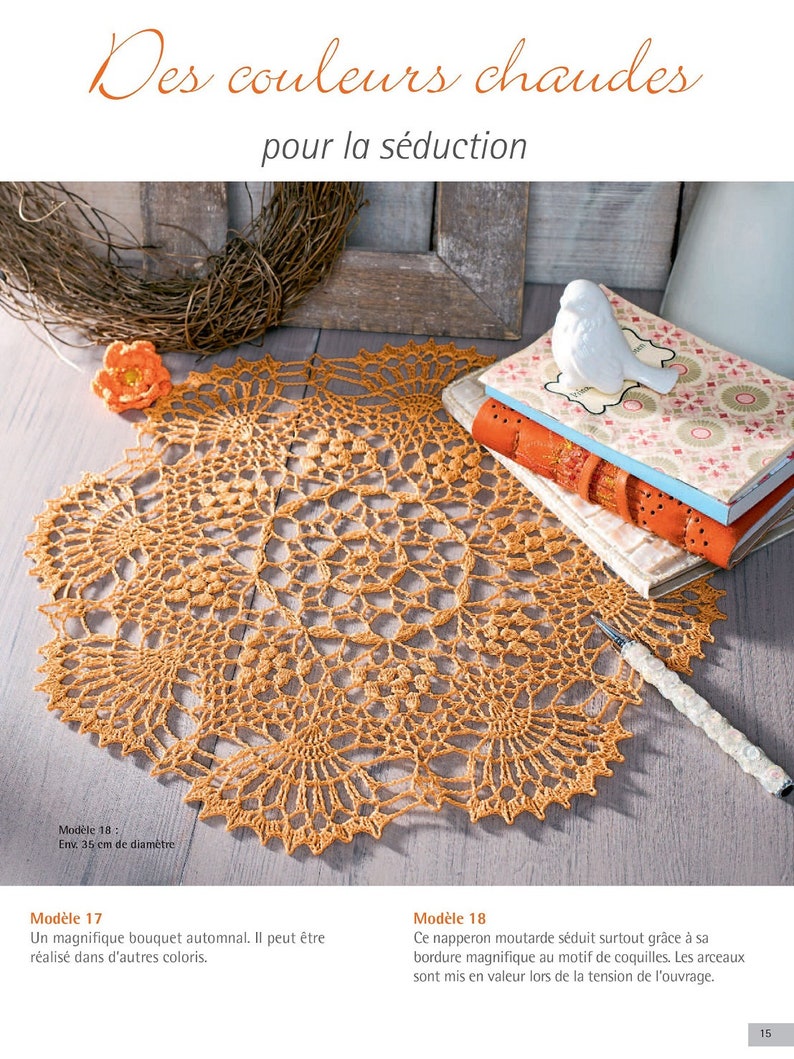 Round Doily Table Center, PDF Instant Digital Download, Lace Crochet ...