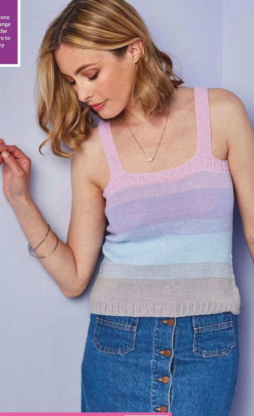 Handcrafted Knit Pattern, Knit Vest Pattern, Knit Now Magazine Issue ...