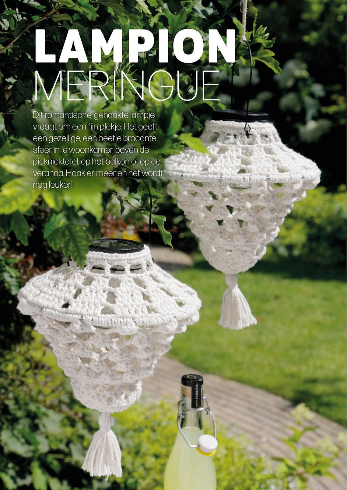 Dreamcatcher Crochet, Chandelier Madelon, Crochet Pattern Lampion ...