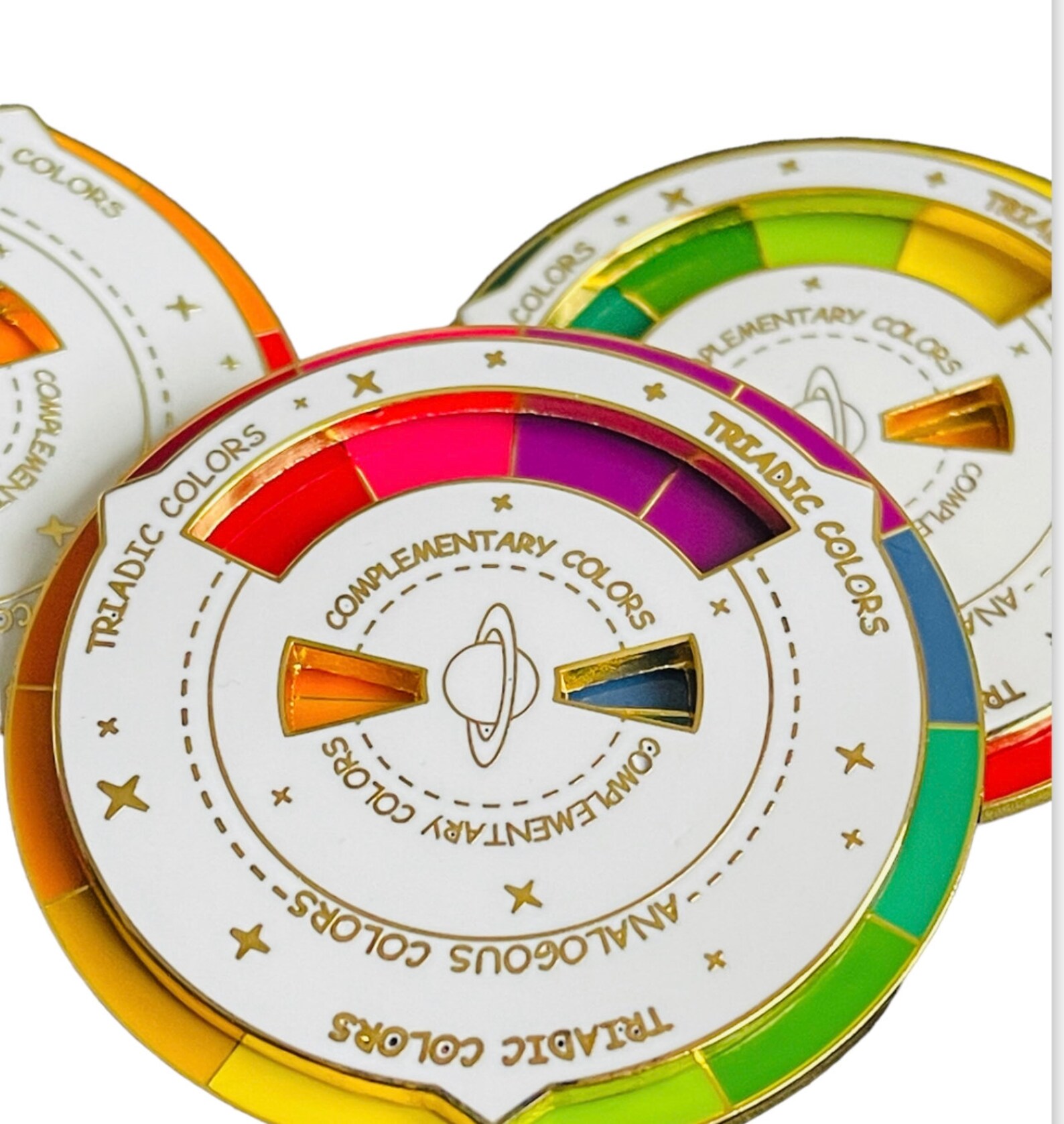 Colourwheel Enamel Pin - Etsy UK