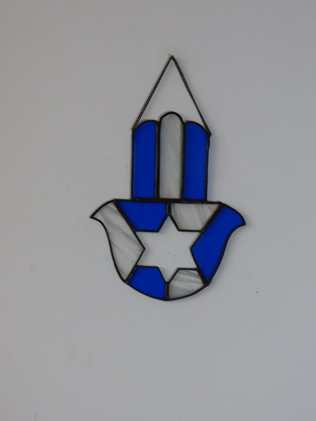Hamsa Hand, Star of David, Judaica Wall Art, Made in Israel, Jewish Art ...