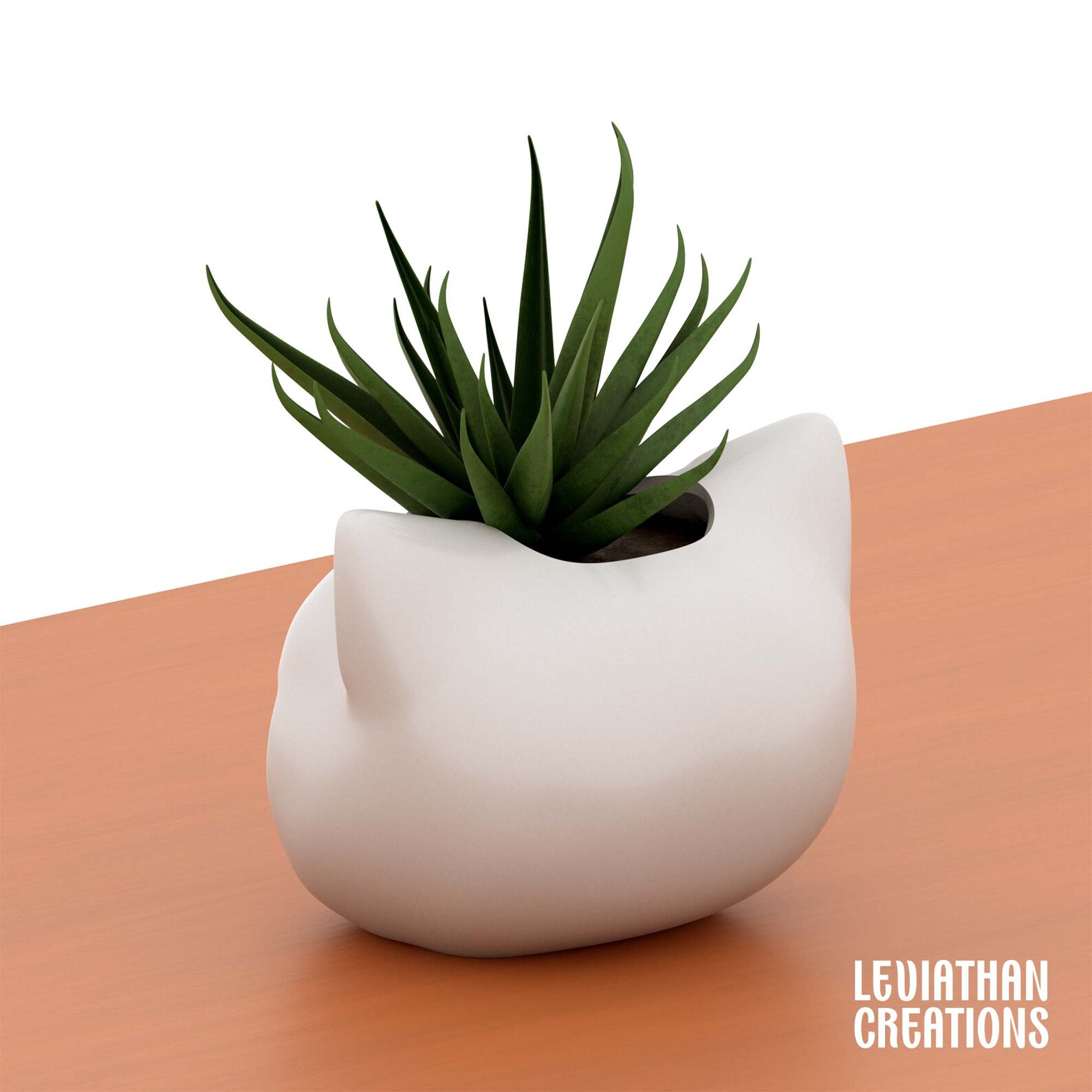 Grumpy Cat Plant Pot STL File: 3D Print Vase Decor (digital Download ...