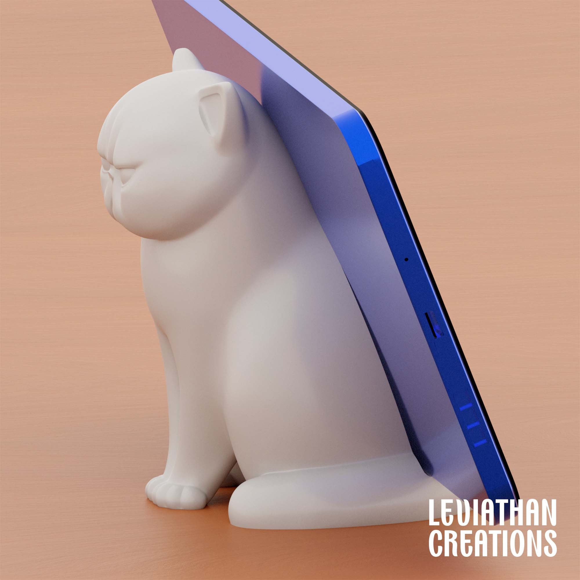 Grumpy Cat Phone Stand STL File: 3D Printable Model (digital Download ...