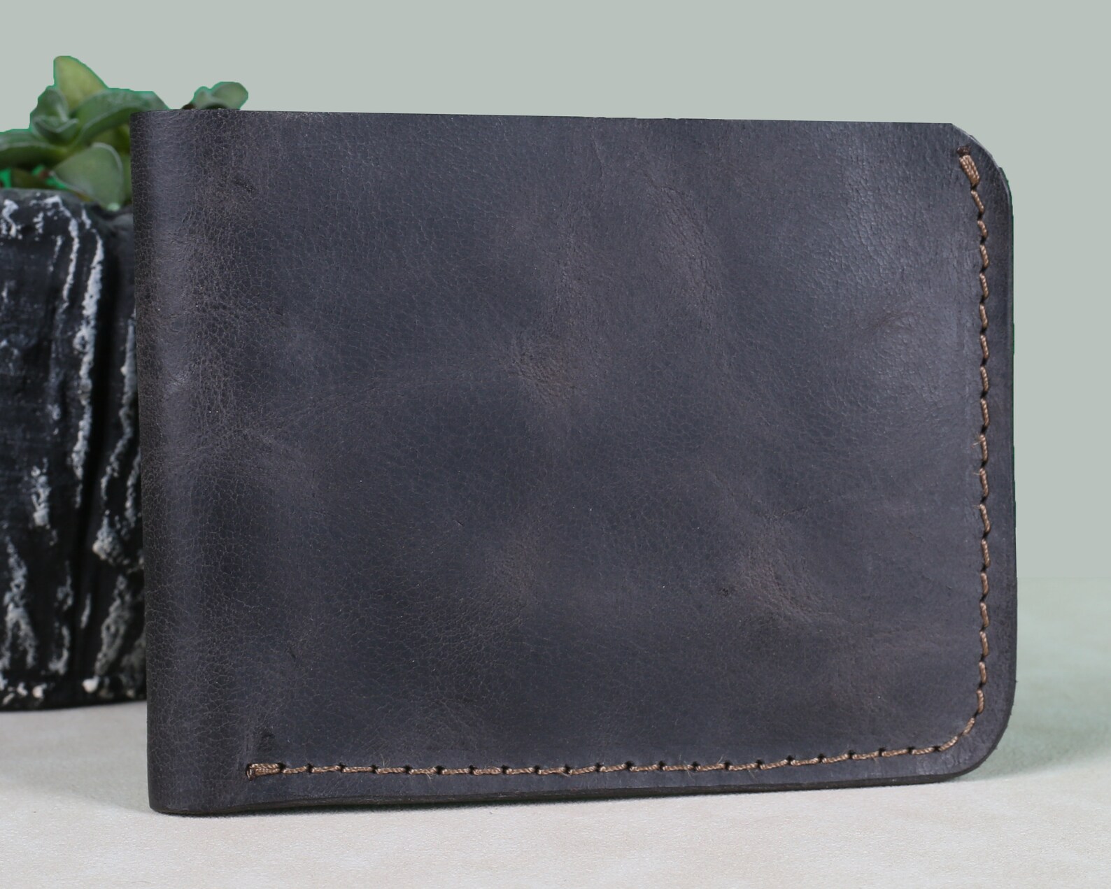 Leather Wallet, Genuine Leather Custom Wallet, Gift for Fathers, Card ...