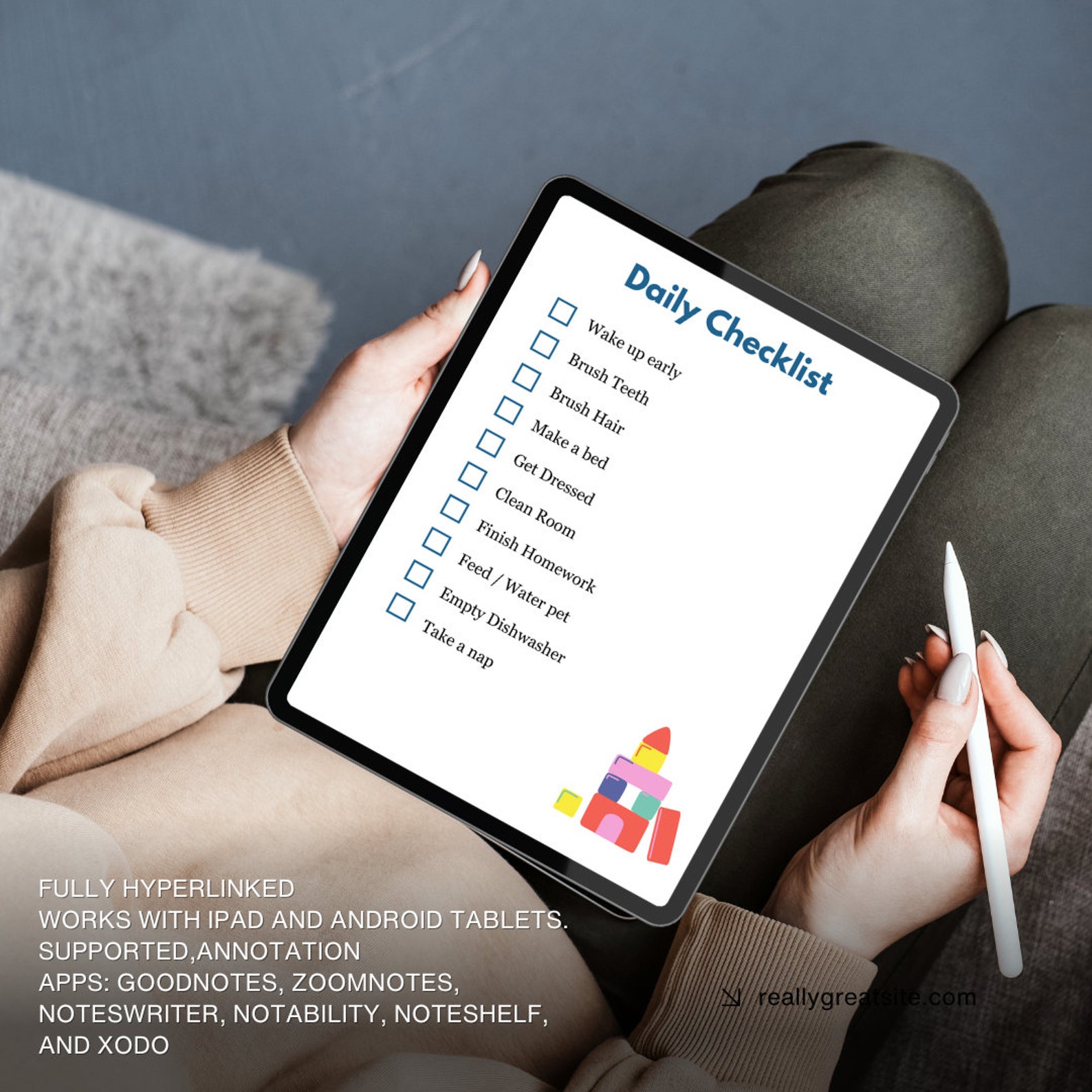 2024 Kid ADHD Digital Planner, Printable Canva Editable Master Resell ...