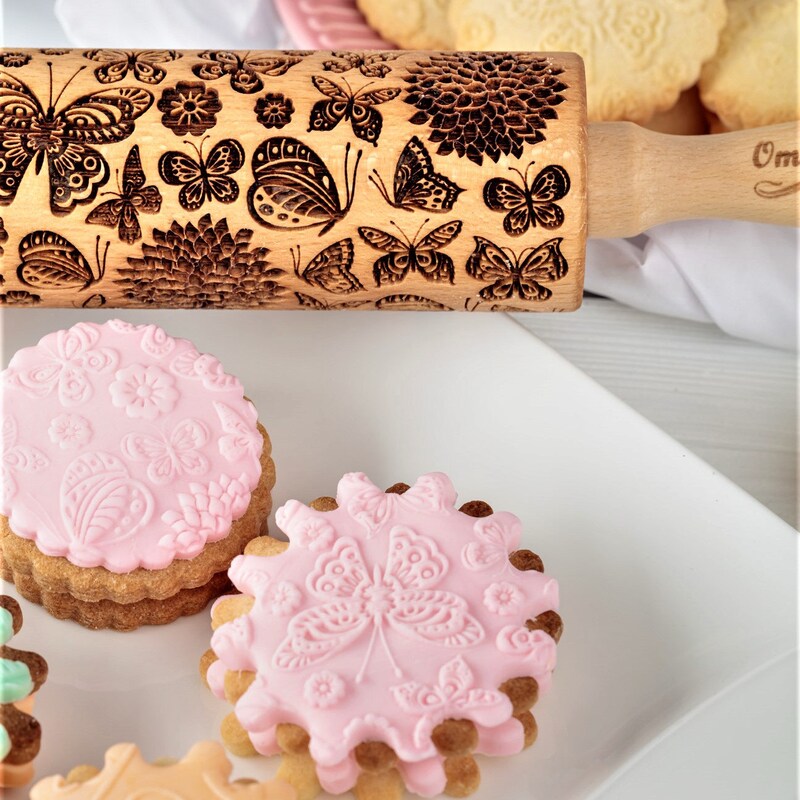 Embossed Rolling Pin - Etsy