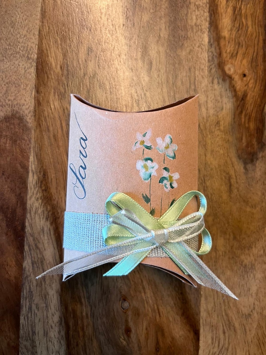 Favor for Baptism, Communion, Confirmation, With Hand-painted Confetti ...