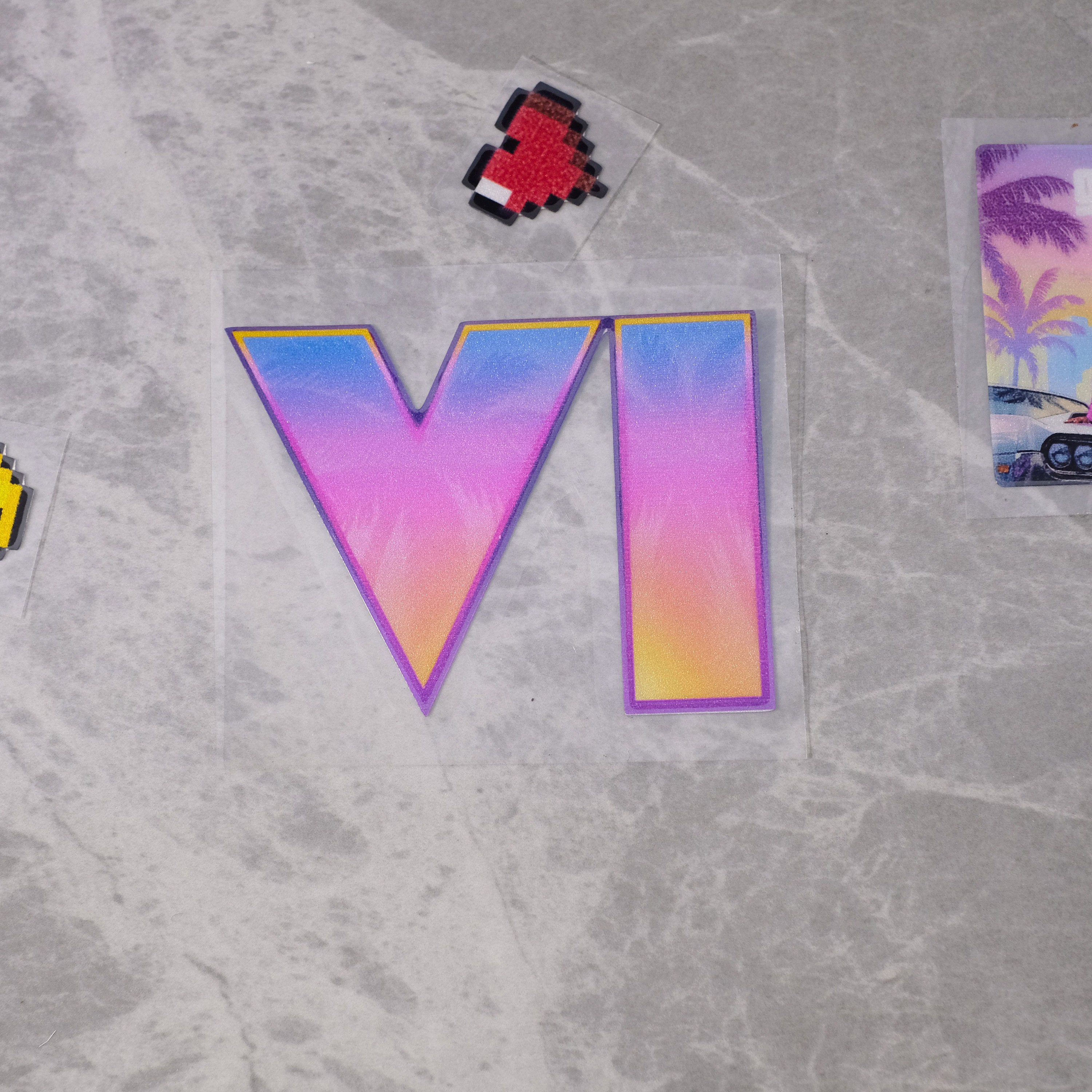 GTA6 Logo Sticker Set: Show Your Gaming Allegiance on Windows ...