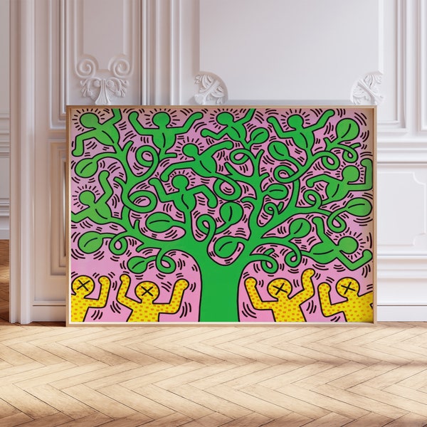 Keith Haring Poster - Etsy