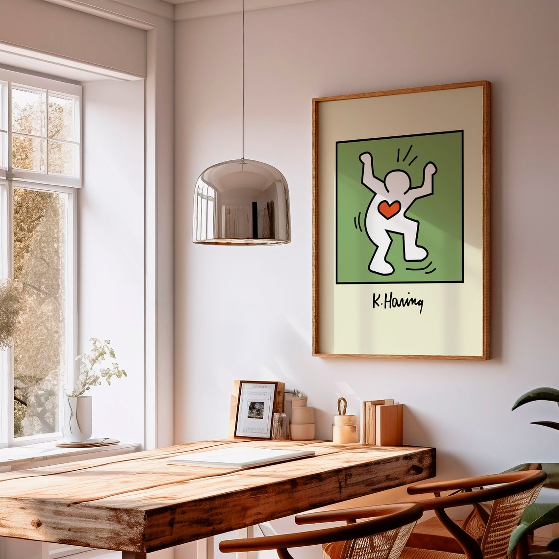 Keith Haring Art Print: Retro Poster, Keith Haring Poster, Pop Art Wall ...