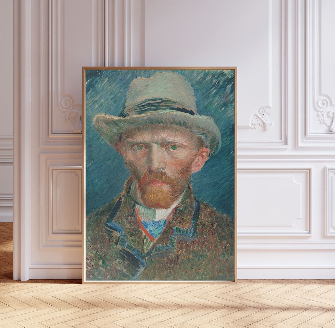 Vincent Van Gogh Poster, Van Gogh Self Portrait, Post-impressionism Art ...