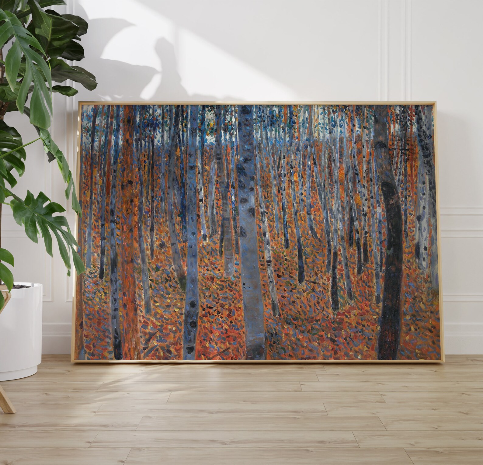 Gustav Klimt Wall Art, Beach Forest, Gustav Klimt Print, Vintage Home ...