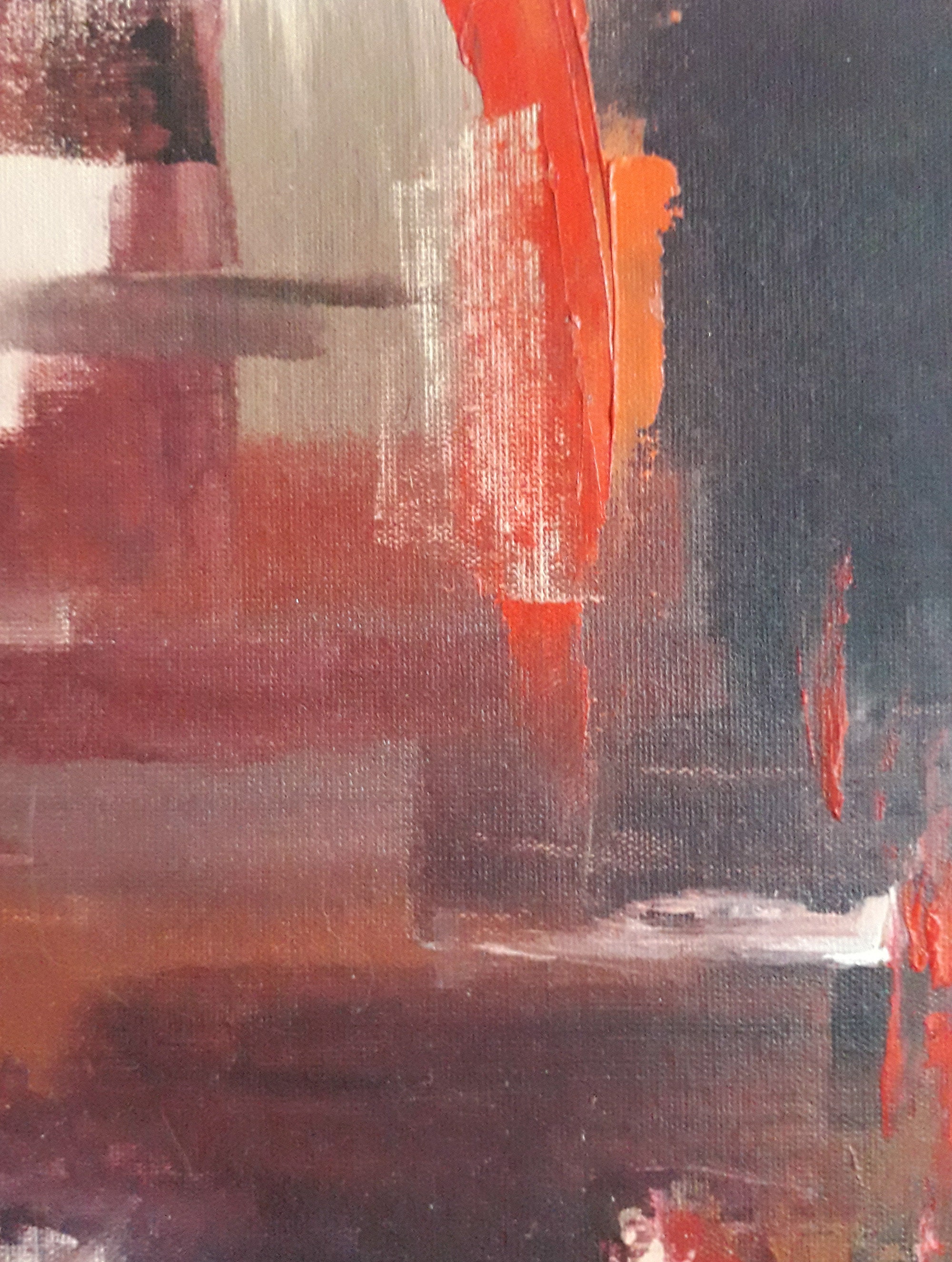 Abstraction. Original Oil Painting. Canvas on Fiberboard 50x40 Cm - Etsy