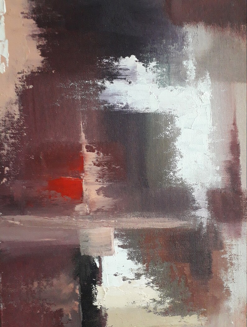 Abstraction. Original Oil Painting. Canvas on Fiberboard 50x40 Cm - Etsy