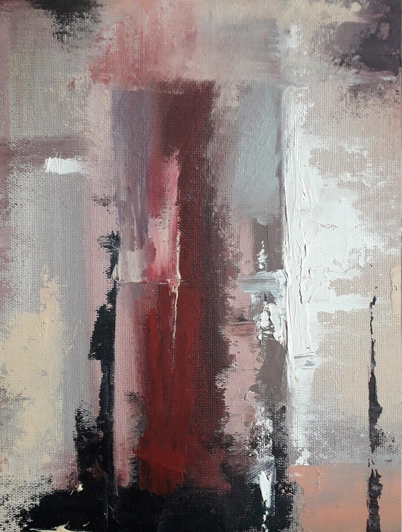 Abstraction. Original Oil Painting. Canvas on Fiberboard 50x40 Cm - Etsy