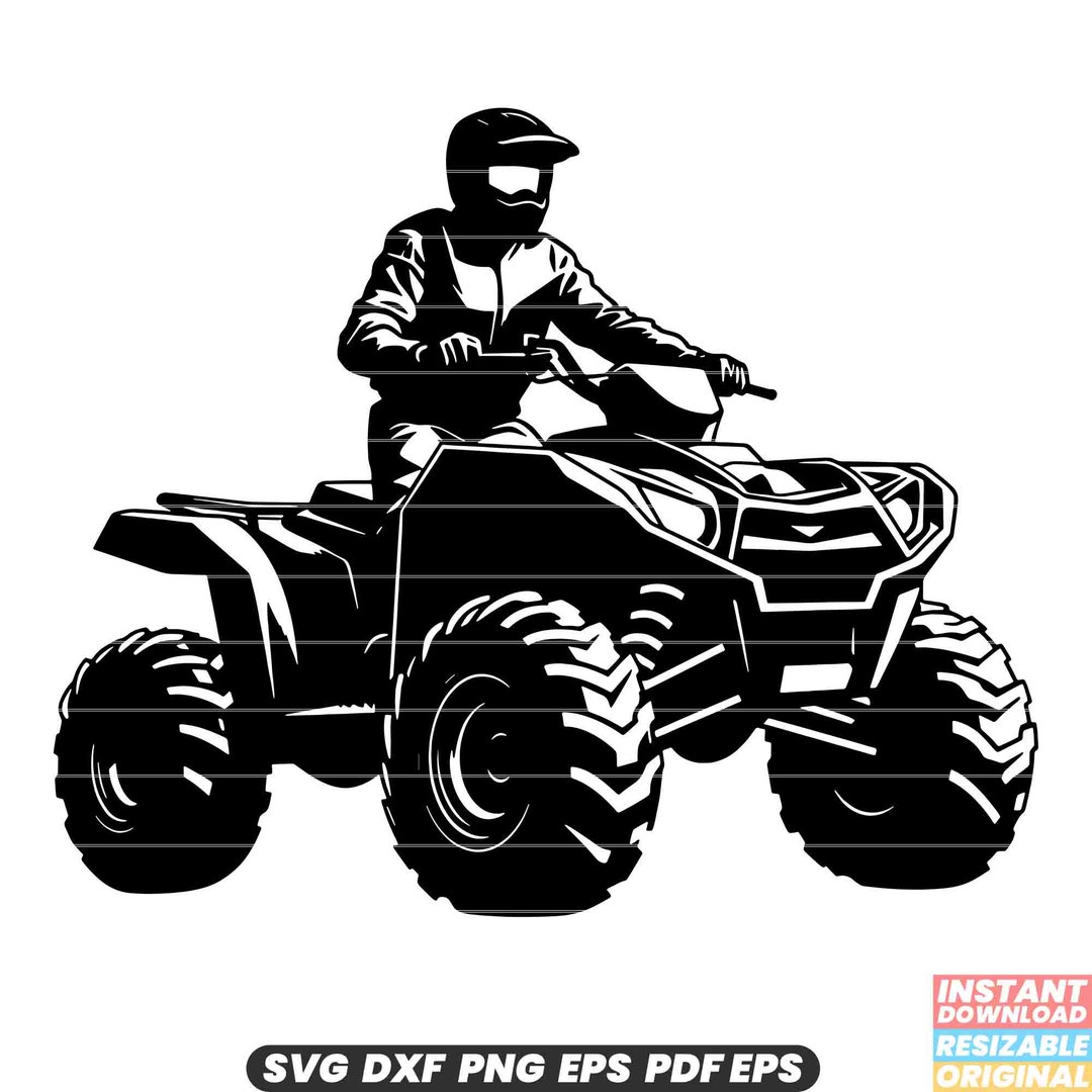 Quad Riding Adventure SVG - Off-road Atv Excursion, Outdoor Activity ...