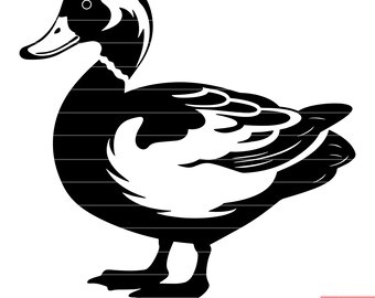 Mallard Duck in Flight Svg File Instant Download - Etsy