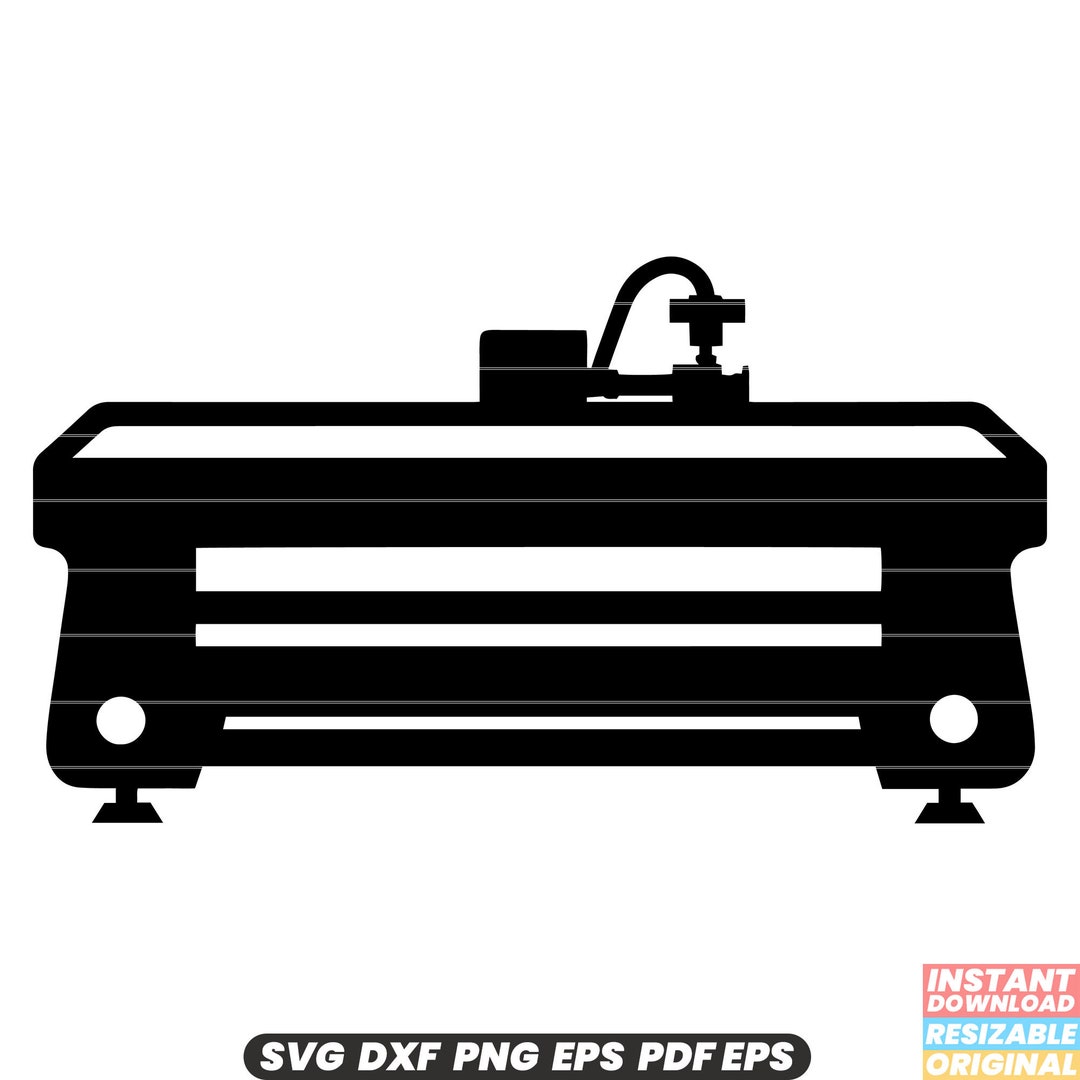 Cutter Machine SVG - Industrial Tool, Cutting Equipment Illustration ...