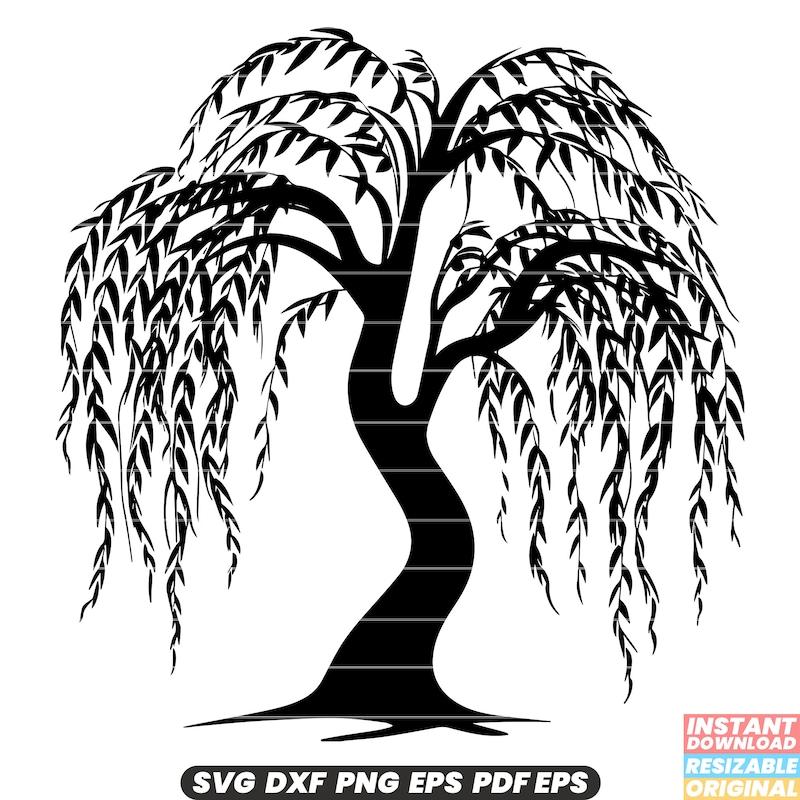 Willow Tree Svg - Etsy