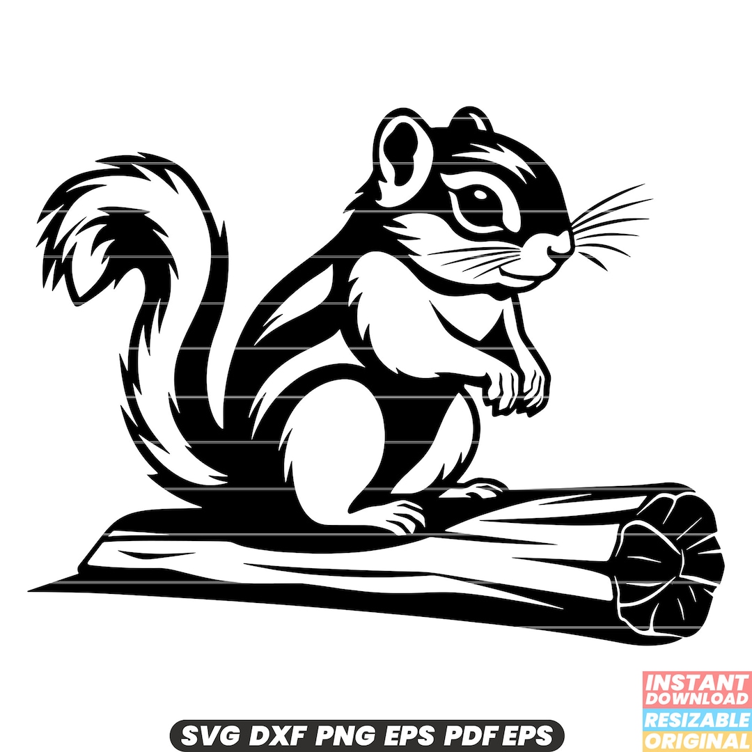 Chipmunk Small Rodent Wildlife Animal Nature Forest Creature Cute ...