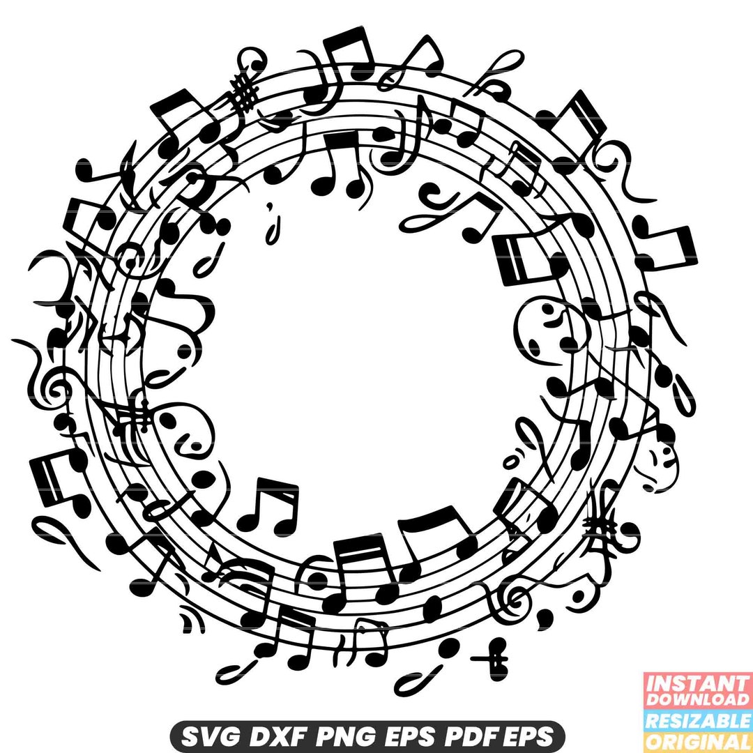 Musical Notes G Key Musician SVG Music Sheet Note Symbol Melody ...