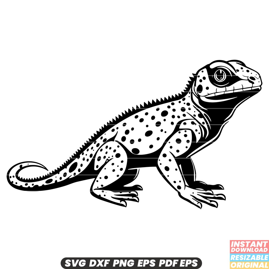 Lizard SVG Lizard DXF Lizard PNG Digital Designs Instant - Etsy