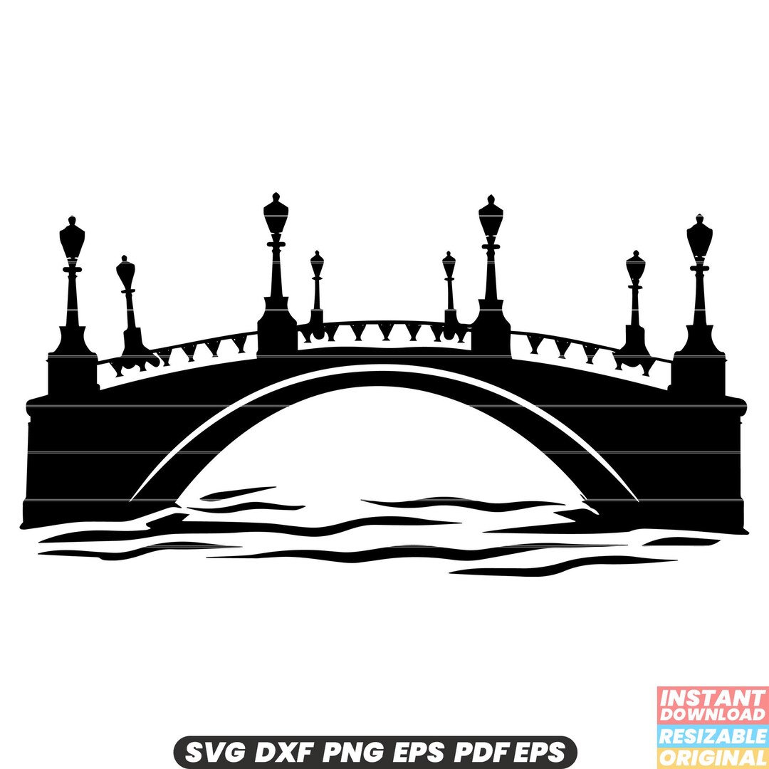 Bridge Svg, Bridge Dxf, Bridge Png, Bridge Cut File, Bridge Clipart ...