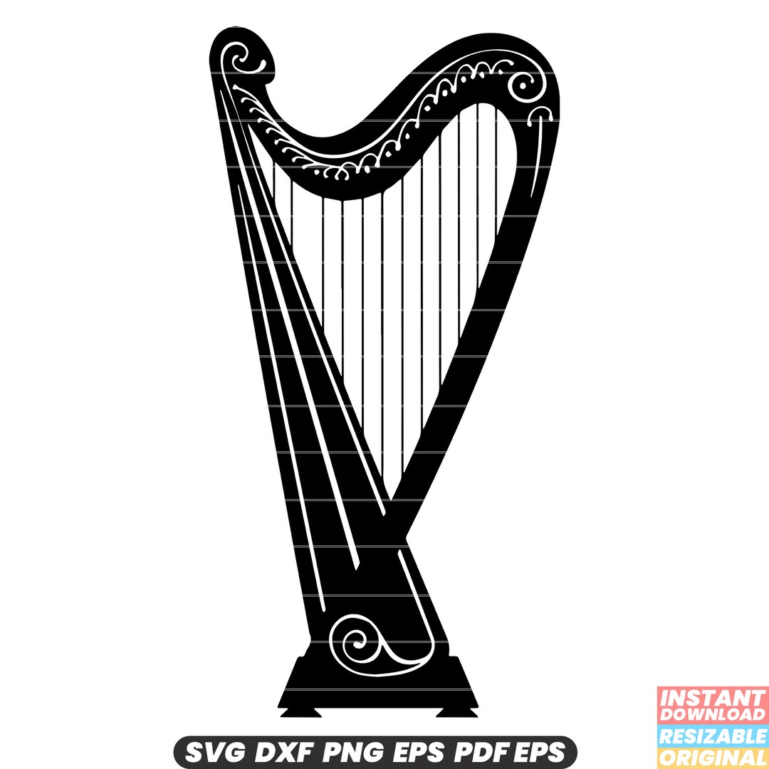 Harp Musical Instrument Strings Classical Orchestral Musician ...