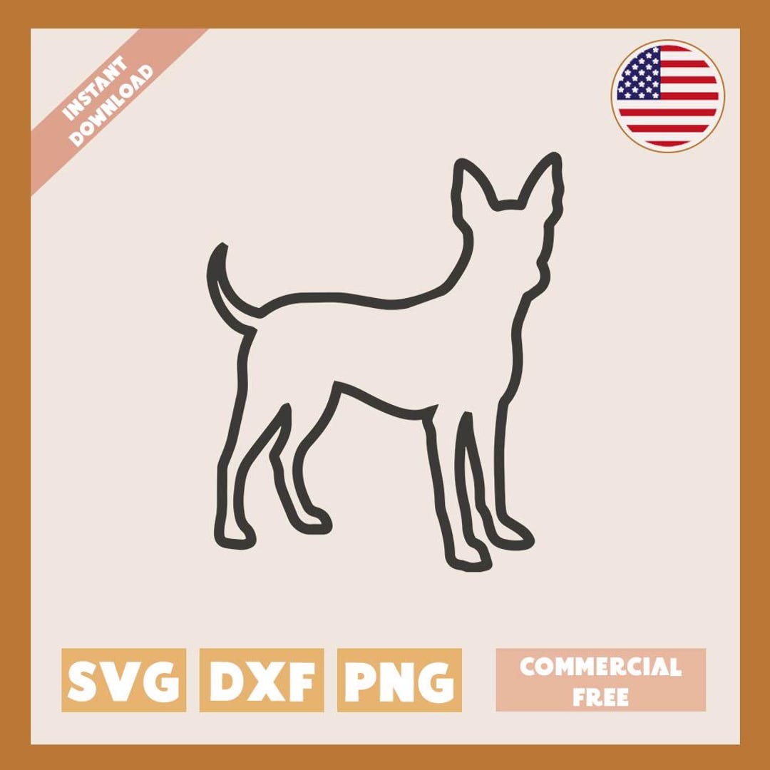 Basenji Outline SVG PNG DXF Ekg Cut File Clipart Instant Download ...