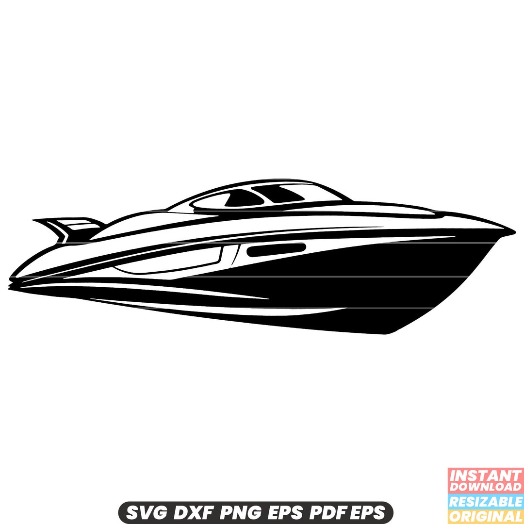 Speedboat Watercraft Motorized Fast Adventure Leisure Racing Marine ...