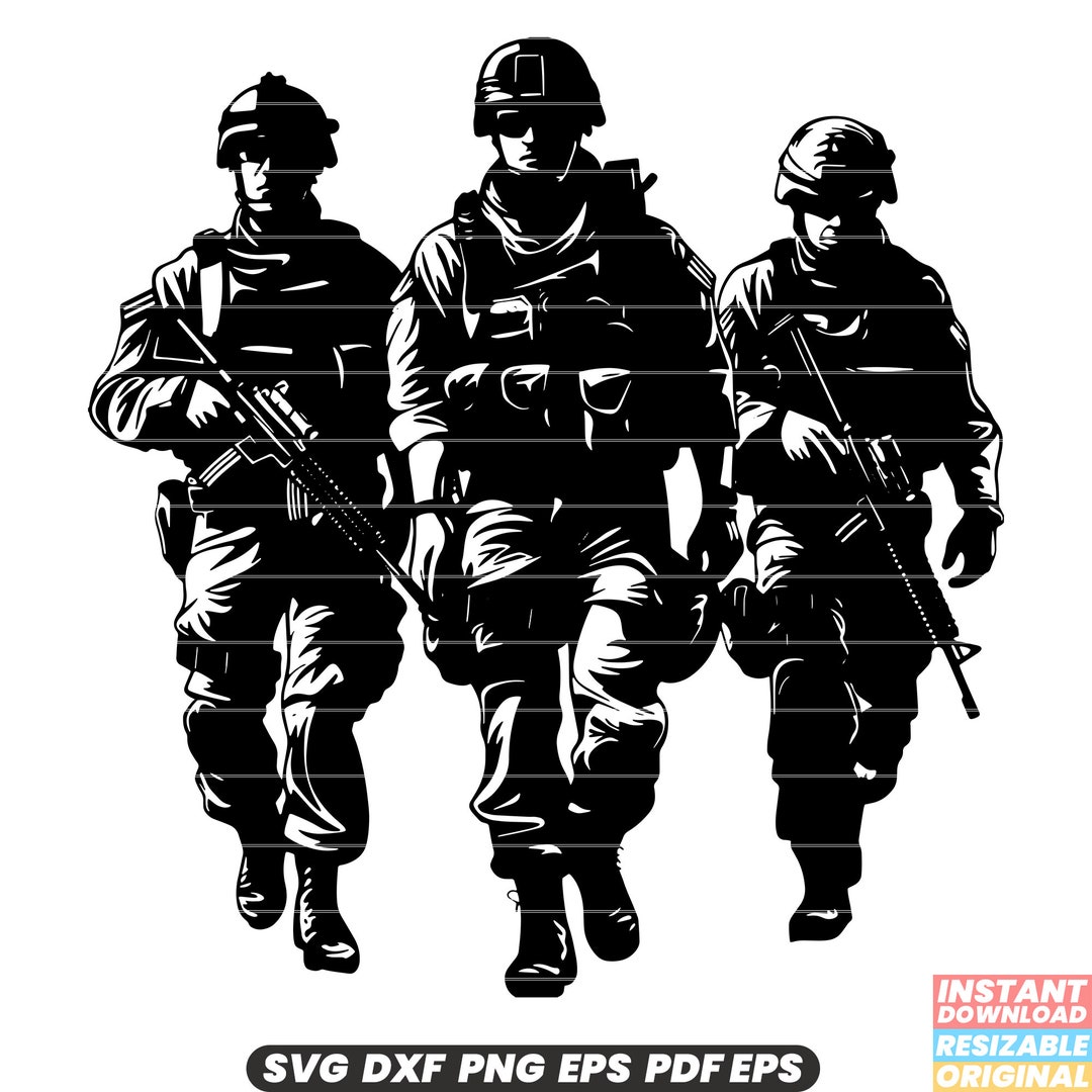 Soldiers Military Troops Armed Forces Infantry Combat Uniform Duty ...