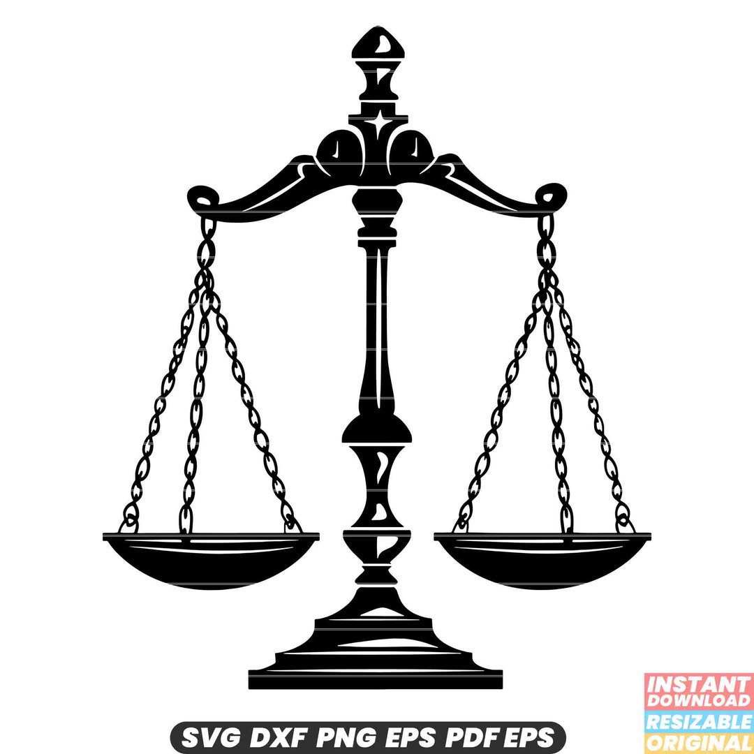 Scale SVG - Weight Measurement, Balance Scale, Justice Symbol, Legal ...