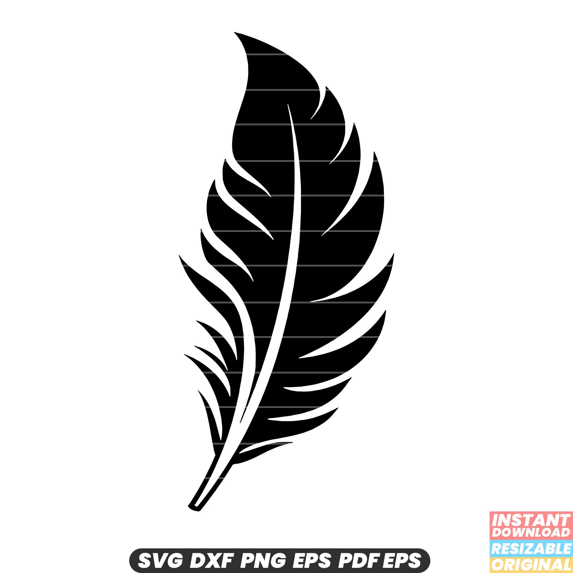 Quill SVG Writing Tool Illustration Quill Clipart Feather Graphic Pen ...