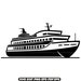 Big Ferry Ship Vessel Maritime Transport Passenger Cargo Travel Cruise ...