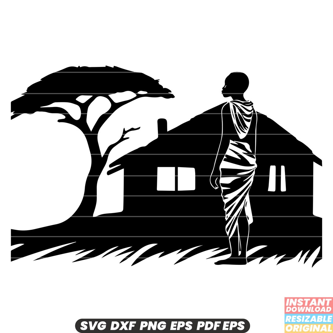 African House Hut Tribal Ethnic Traditional Village Dwelling ...