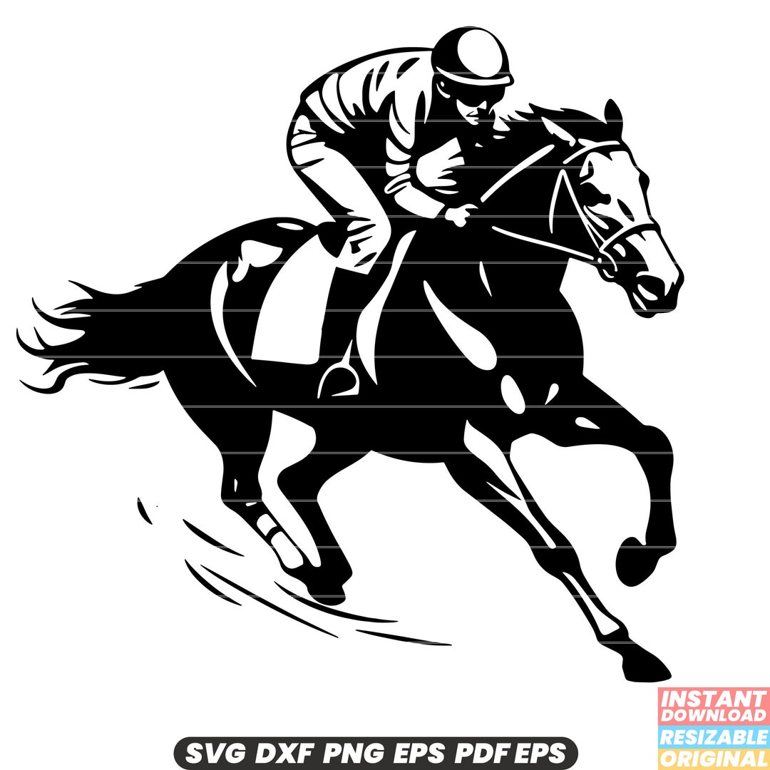 Horse Race Racing Jockey Equestrian Sport Competition Track Gallop ...