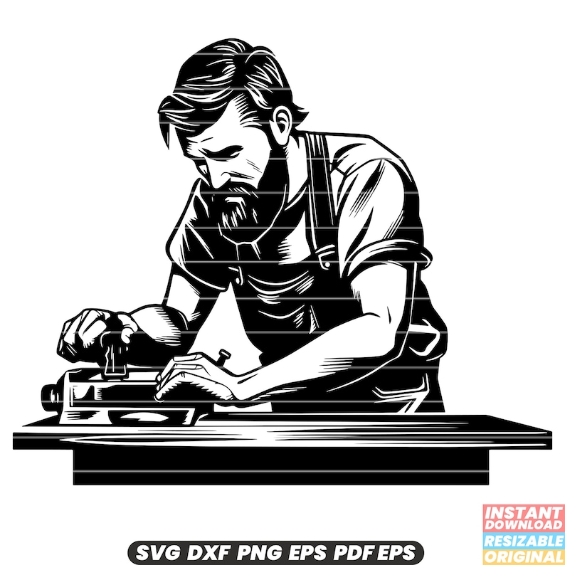 Carpenter Woodworker Craftsman Builder Construction Tradesman Carpentry ...