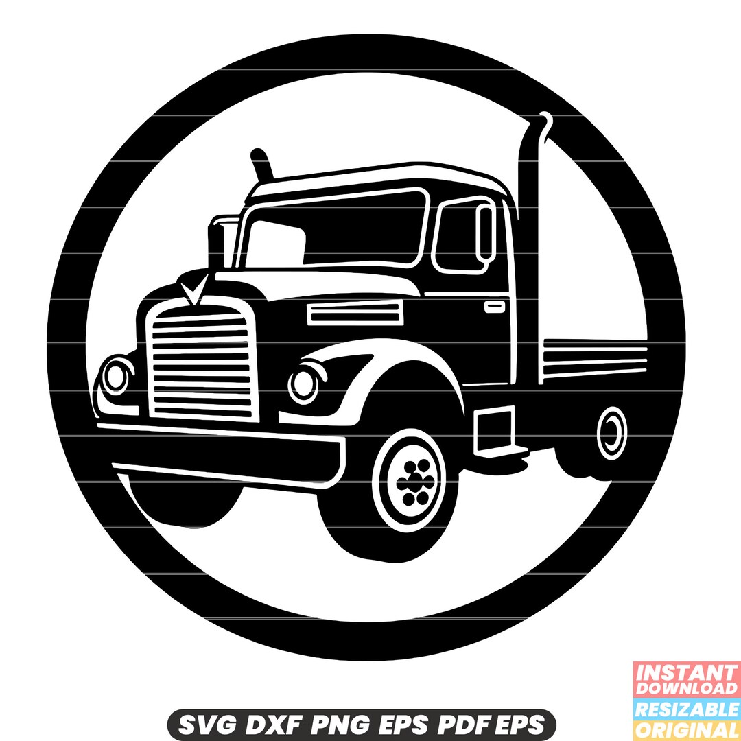 Truck Trucker Transport Vehicle Driver Freight Hauling Cargo Highway ...