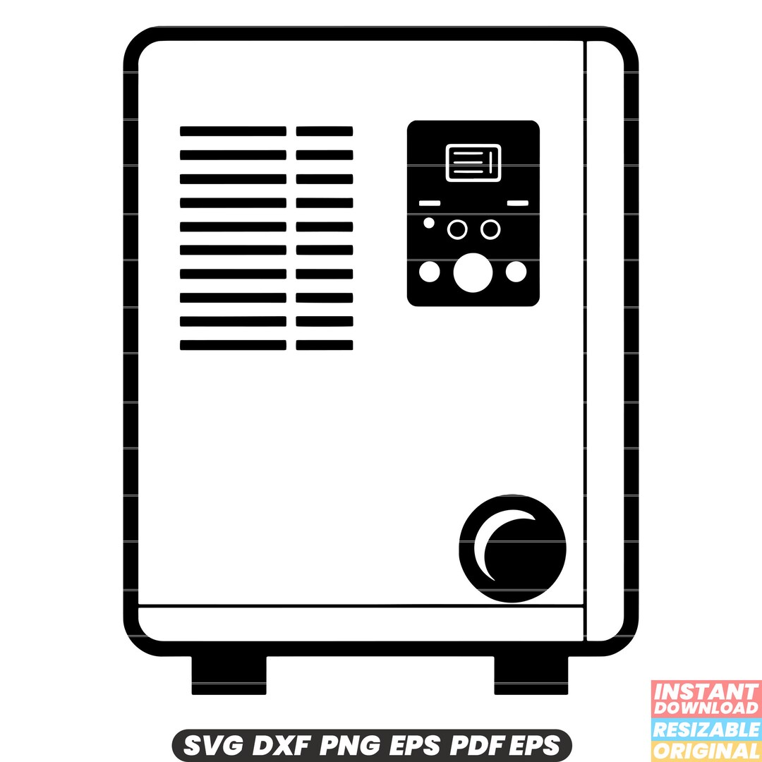 Combi Boiler SVG, Combi Boiler DXF, Combi Boiler PNG, Combi Boiler ...