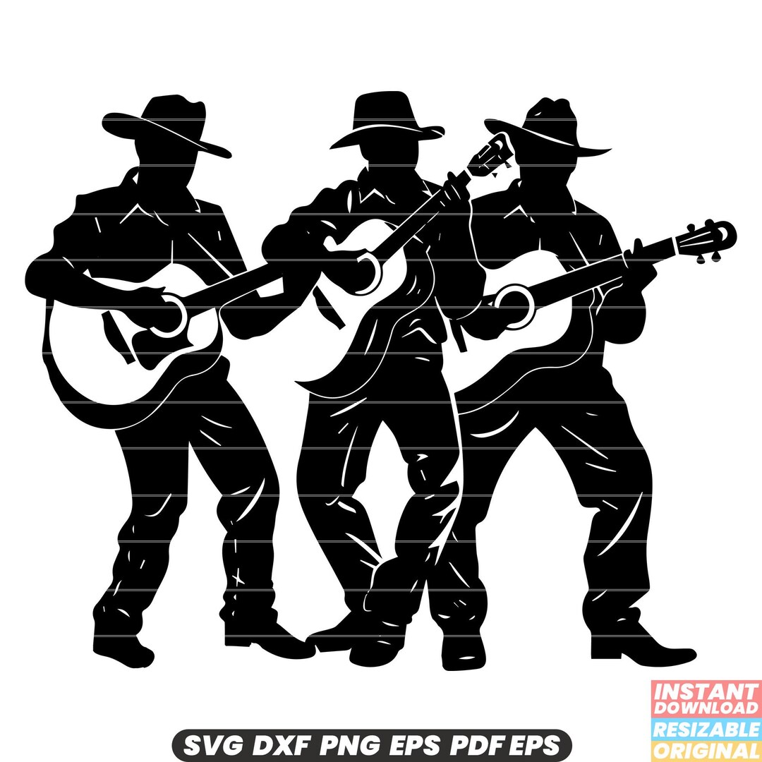 Bluegrass Band Svg, Bluegrass Band Dxf, Bluegrass Band Png, Bluegrass ...