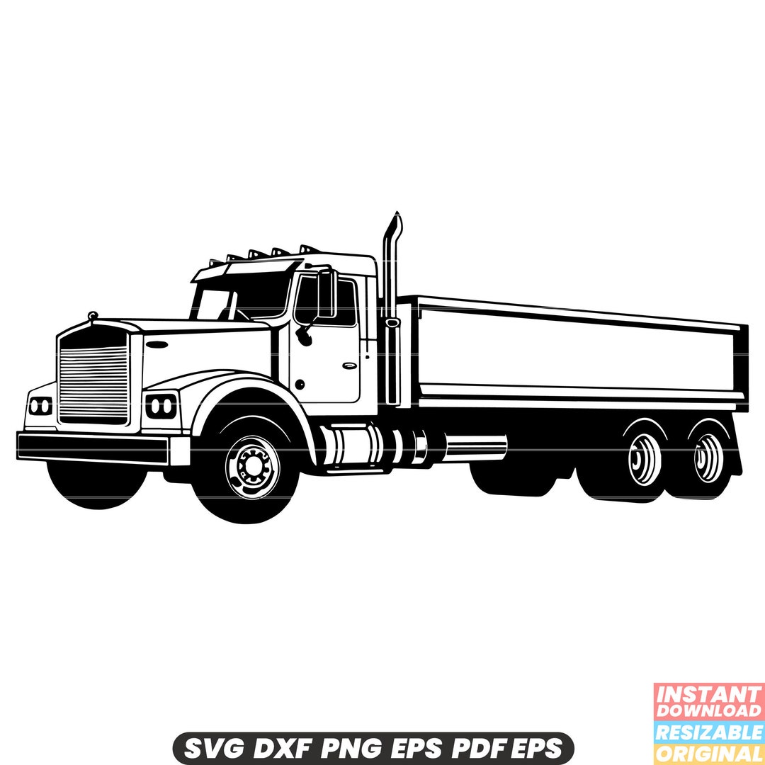 Flatbed Truck Transportation Vehicle Cargo Transport Freight Delivery ...