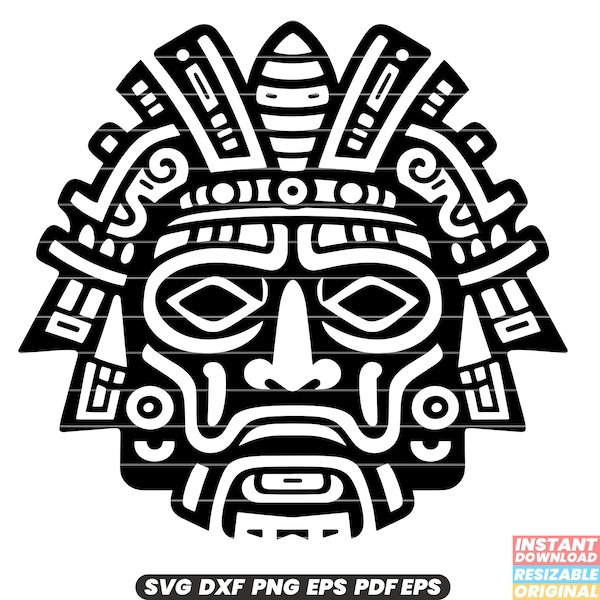 Mayan Mask - Etsy