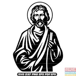 Saint Judas SVG - Religious Figure, Christian Icon, Patron Saint ...