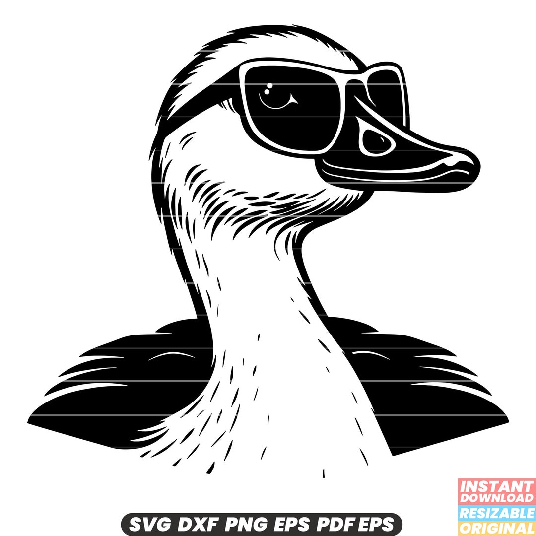 Goose With Sunglasses Animal Pet Cool Trendy Sun Shades Summer Fun ...