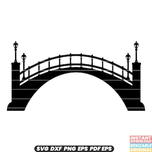 Bridge Svg, Bridge Dxf, Bridge Png, Bridge Cut File, Bridge Clipart ...